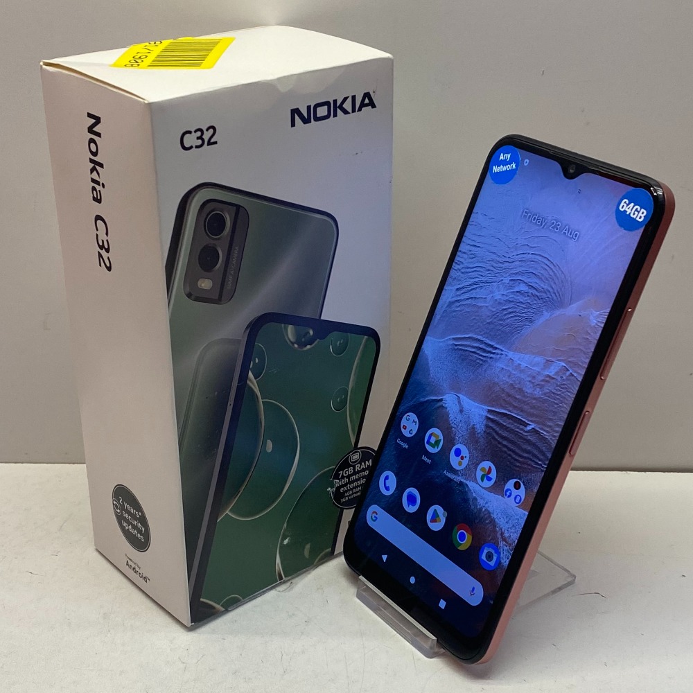 Pre-owned Nokia C32 Unlocked Model TA-1534 64GB Dual SIM in Beach Pink ...